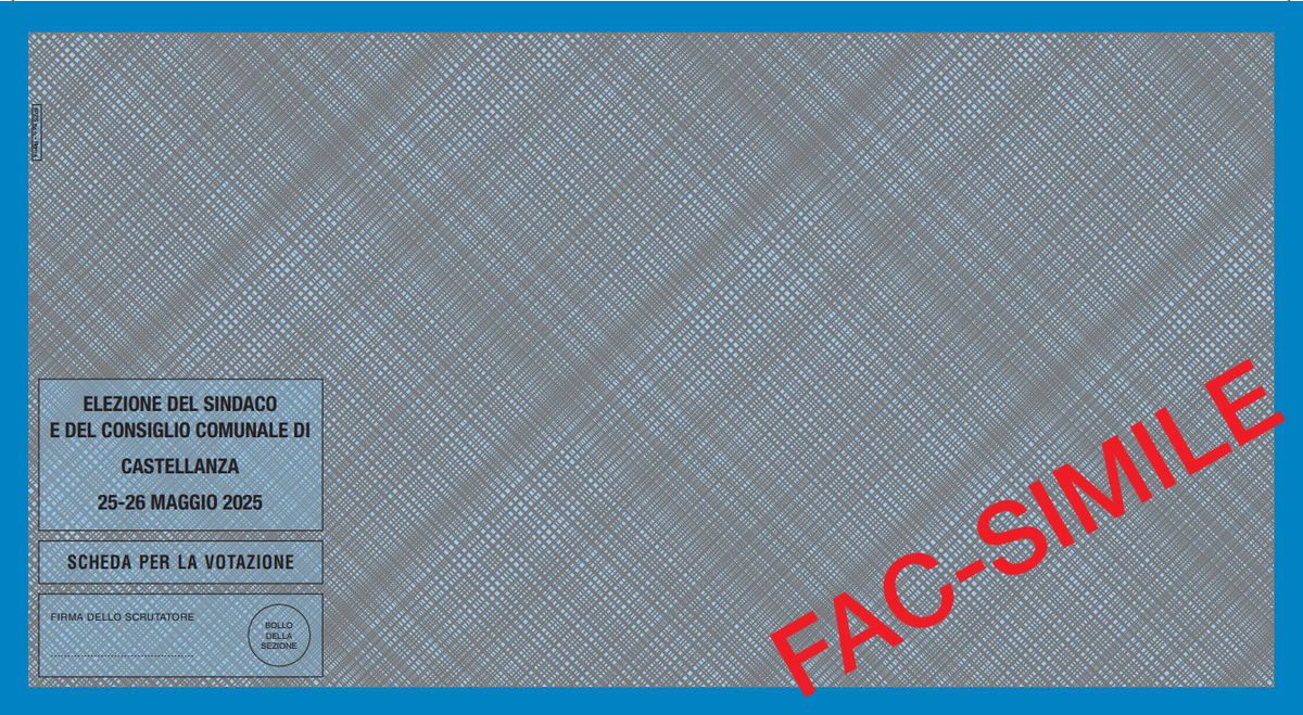 Elezioni Castellanza 2025: online il fac-simile della scheda, ecco come ...