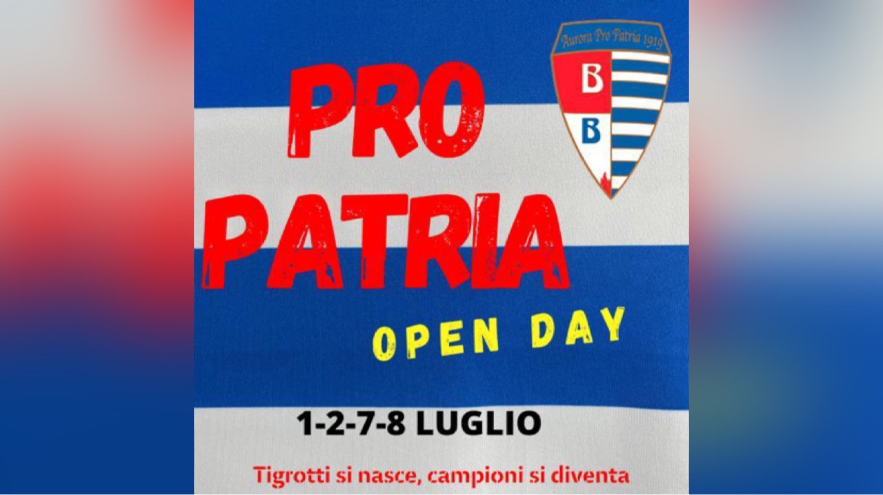 A luglio arrivano gli open-day della Pro Patria - Varesenoi.it