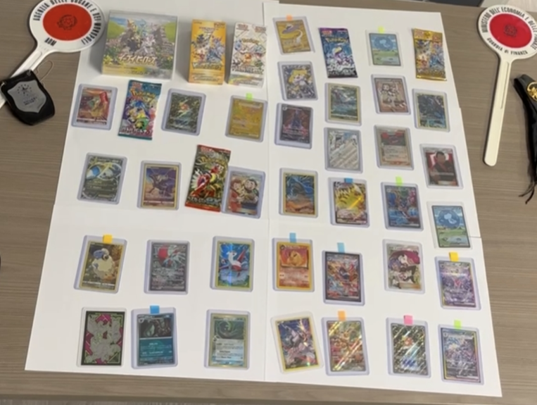 In dogana con 38 carte Pokèmon da collezione non dichiarate: scatta la ...