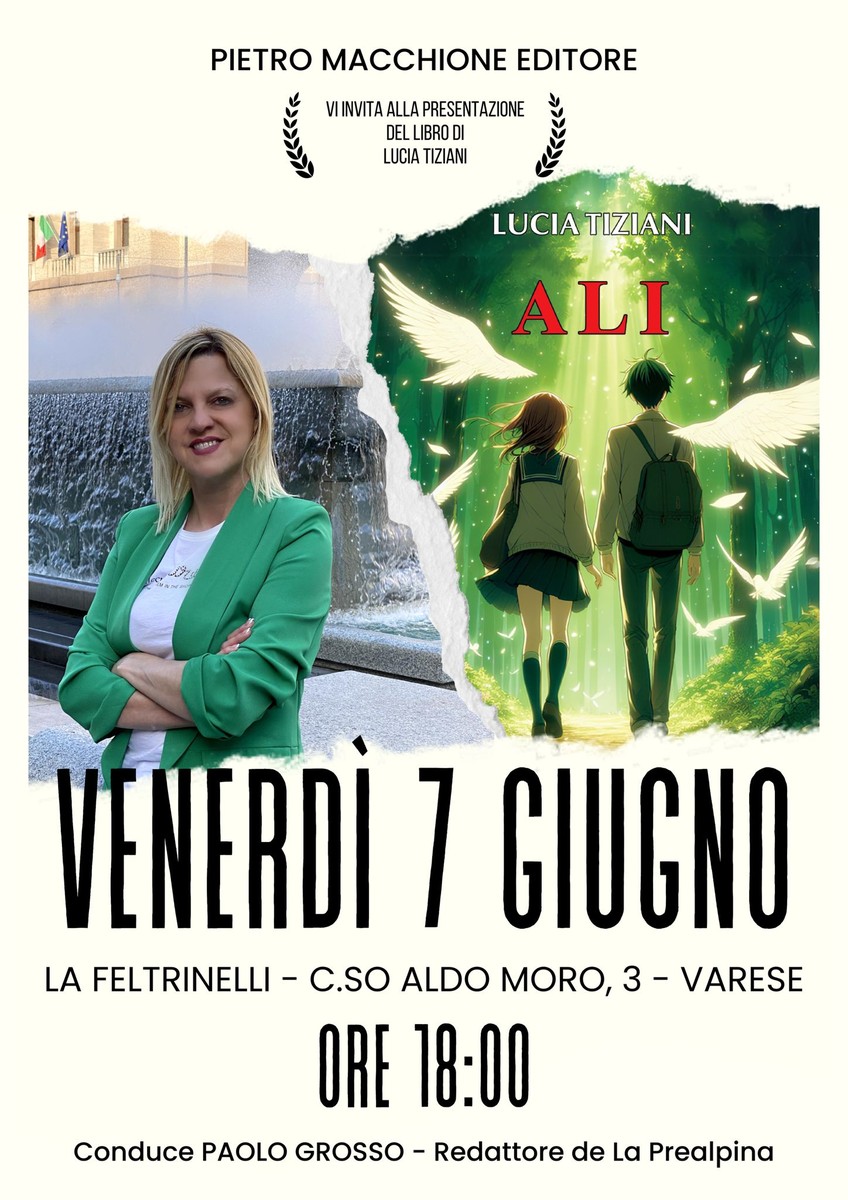Con “Ali”, Lucia Tiziani ci fa volare tra gli angeli che ci salvano ...