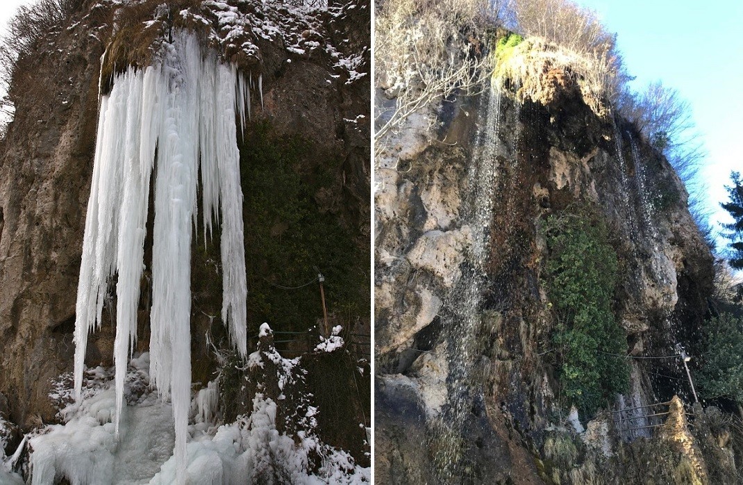 2012-2020. C'era una volta la cascata di ghiaccio alle grotte di ...