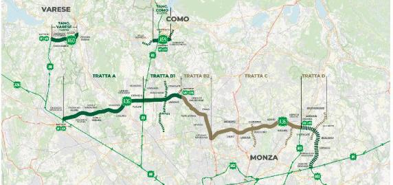 Pedemontana Lombarda, nel 2024 via ai lavori per le nuove tratte B2 e C ...