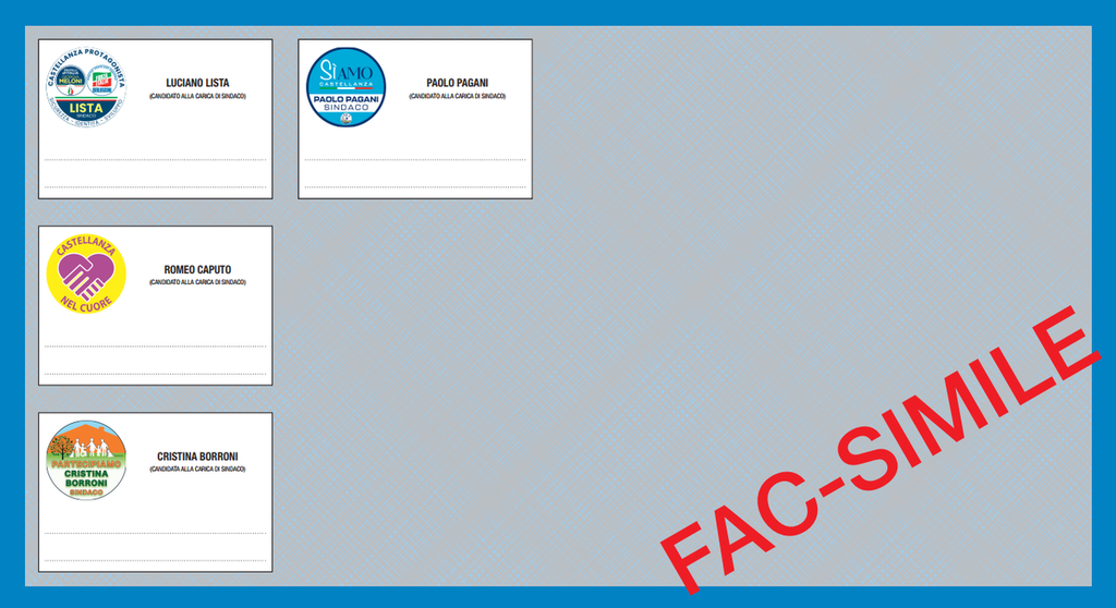 Elezioni Castellanza 2025: online il fac-simile della scheda, ecco come ...
