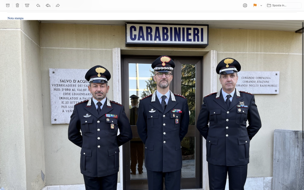 Carabinieri, il capitano Volpini lascia Luino: al comando della ...