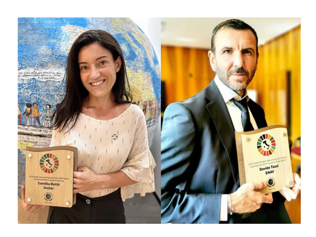 Camilla Buttà di Vector e Davide Tassi di Enav si aggiudicano l’SDG ...